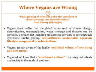 Veganism, Vegetarianism & Ahimsa Milk | PPTX