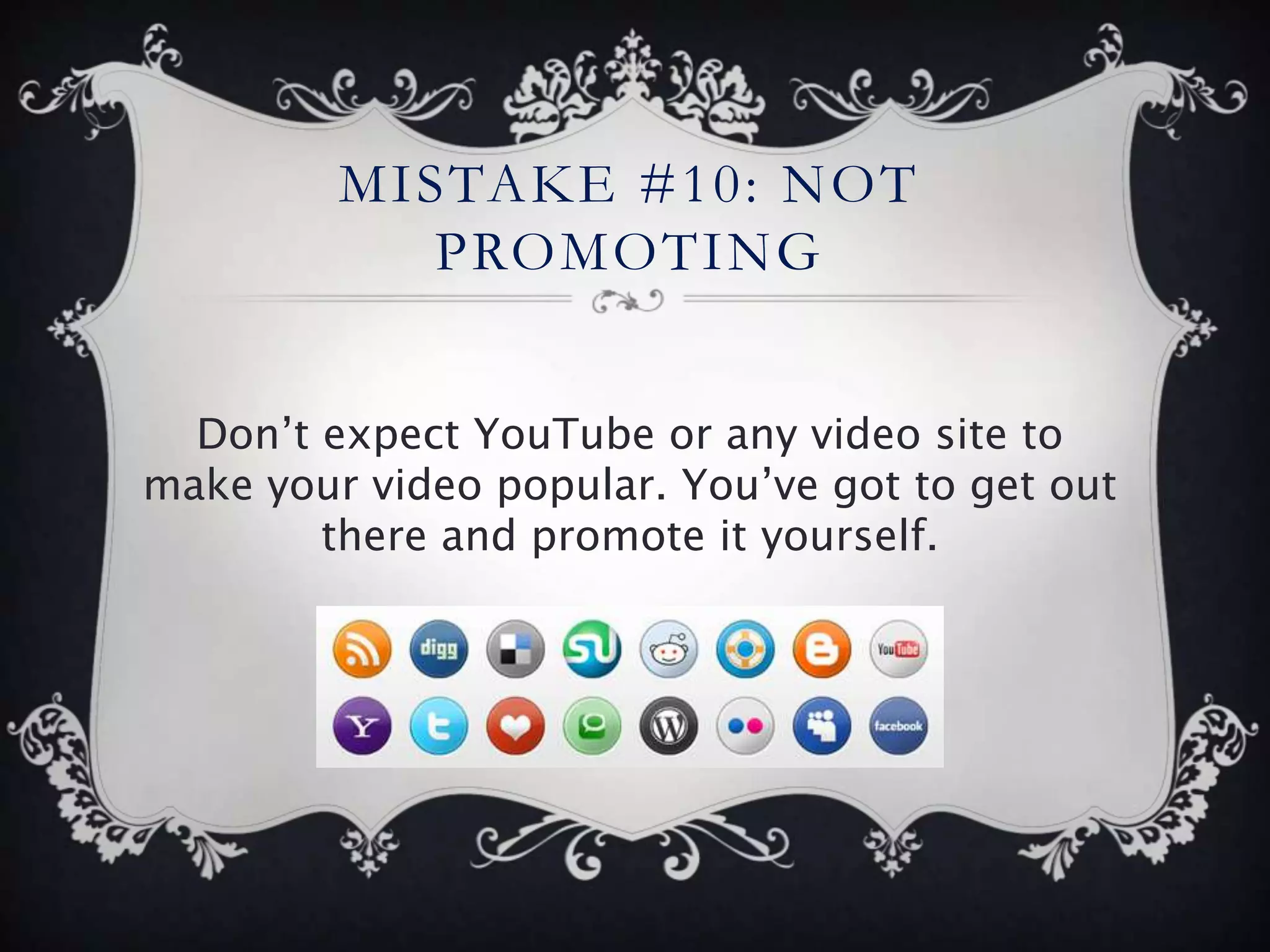 10 video marketing mistakes | PPTX