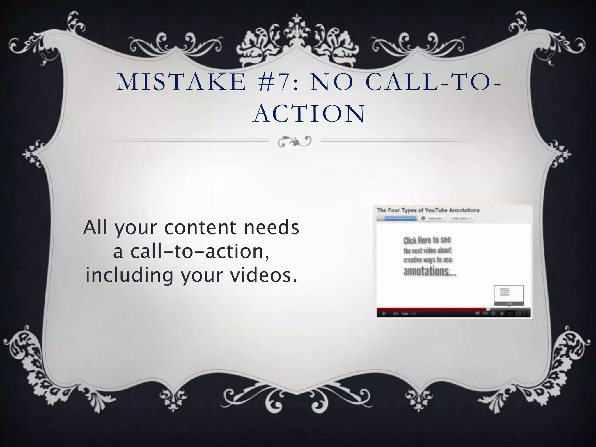 10 video marketing mistakes | PPTX