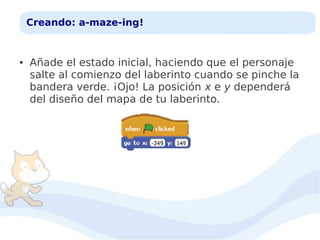 Programamos con Scratch 10: videojuegos - un laberinto | PDF