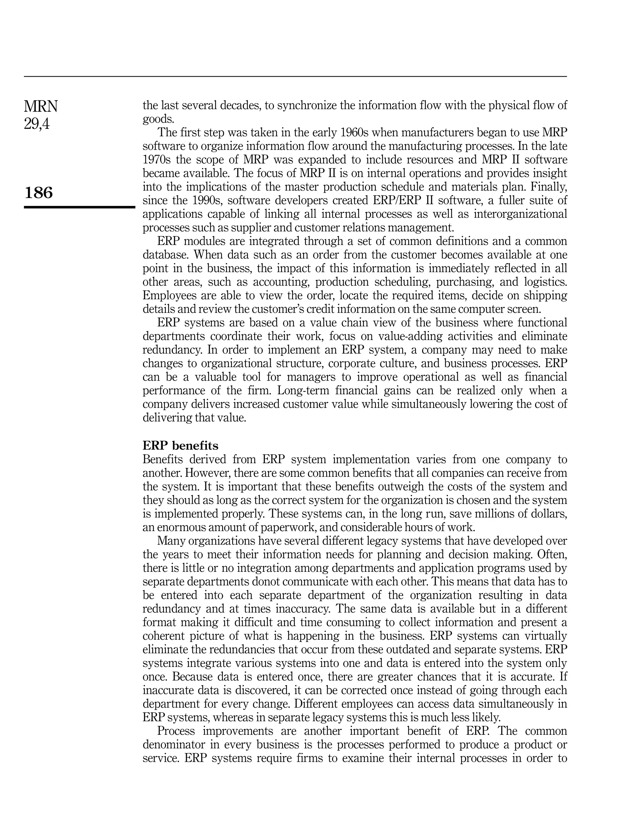 10. What Managers Should Know About Erp Erpii | PDF