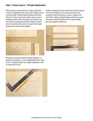 10 Woodworking Tricks the Pros Use | PDF