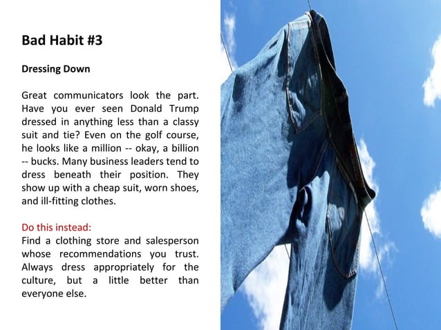 10 Worst Presentation Habits | PPT