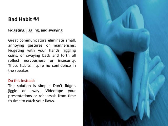 10 Worst Presentation Habits | PPT