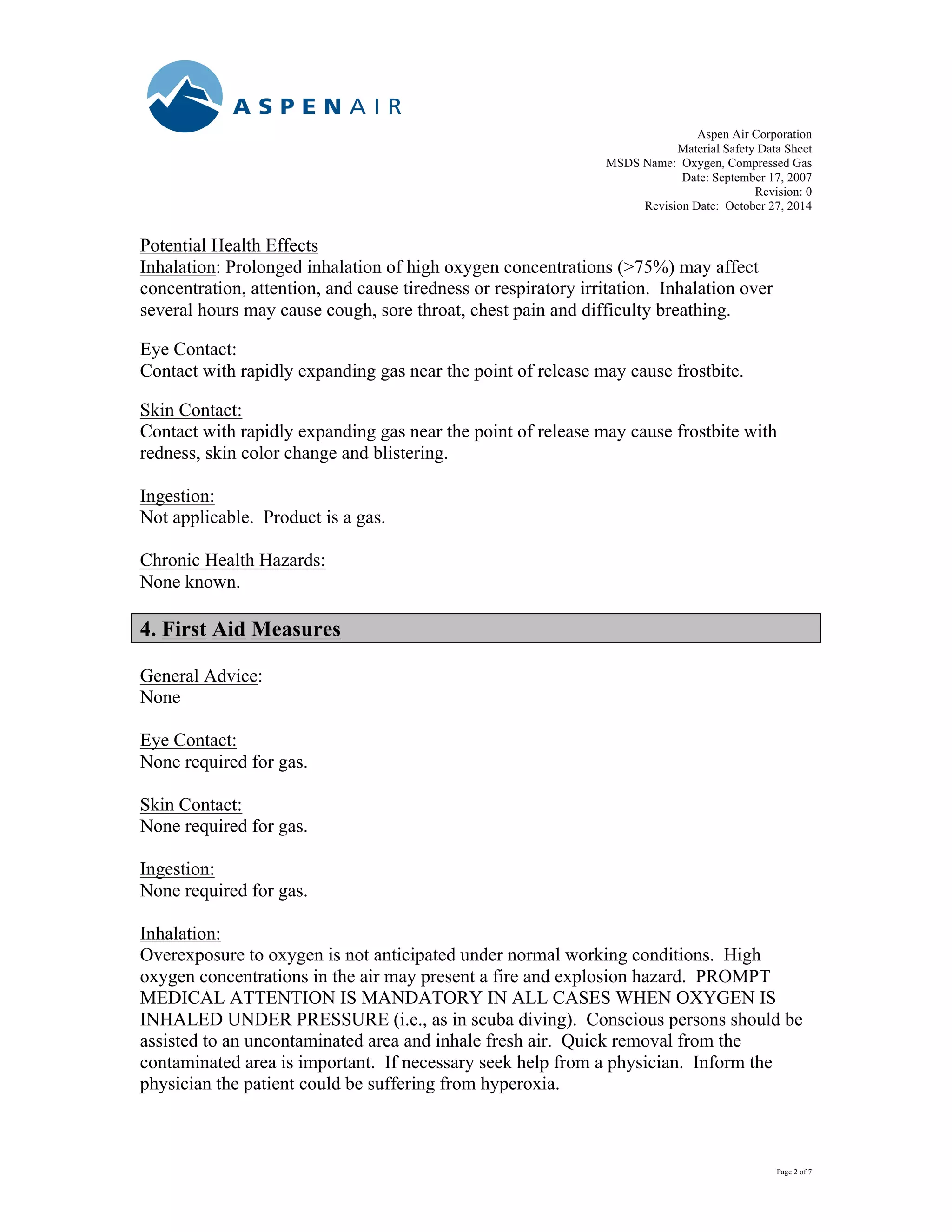 100.00.10.23 msds oxygen, compressed gas | PDF