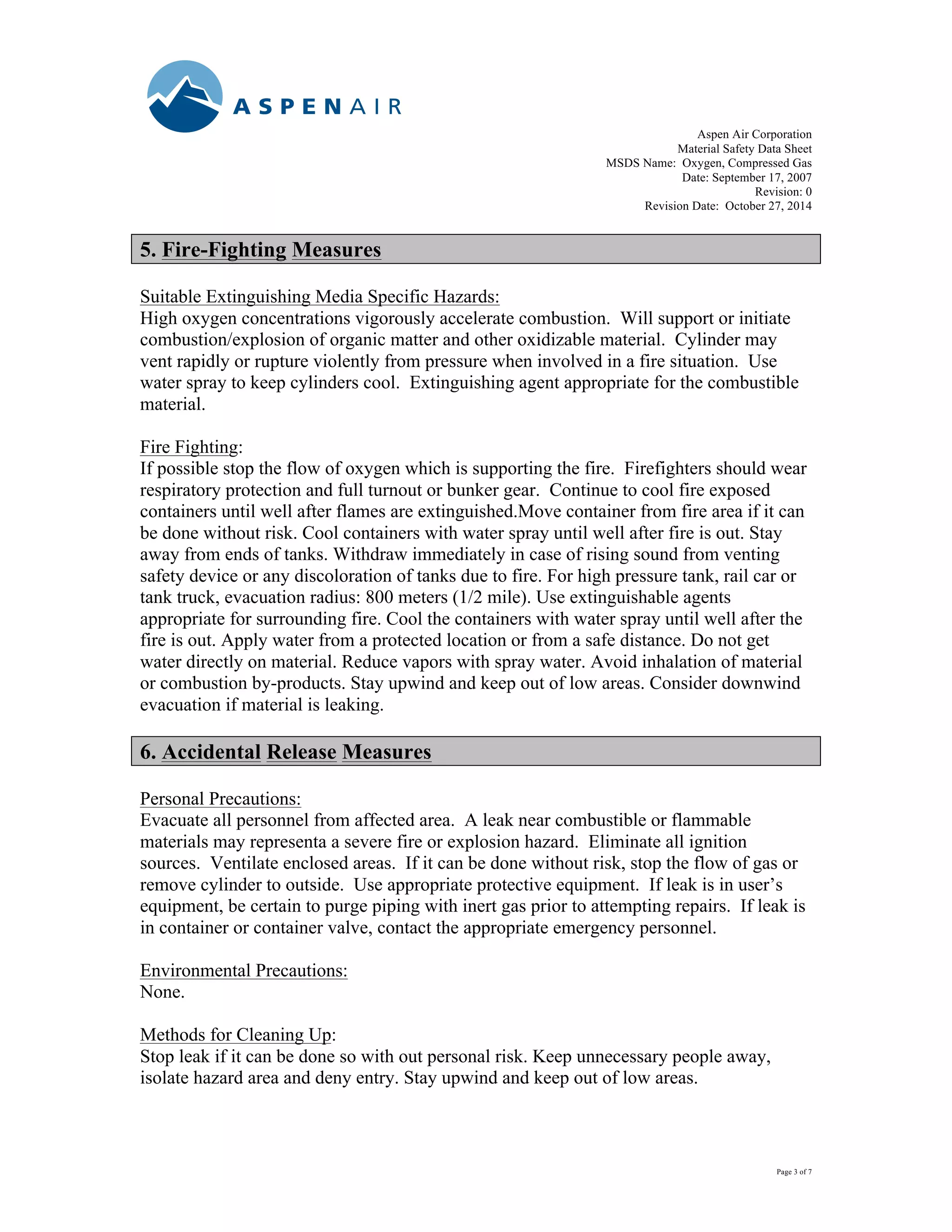 100.00.10.23 msds oxygen, compressed gas | PDF