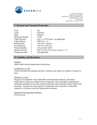 100.00.10.23 msds oxygen, compressed gas | PDF