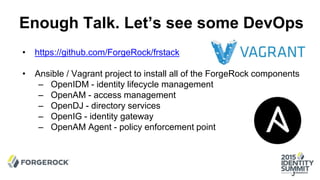 Dev Ops Geek Fest: Automating the ForgeRock Platform | PPT