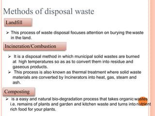 disposal of solid waste | PPT