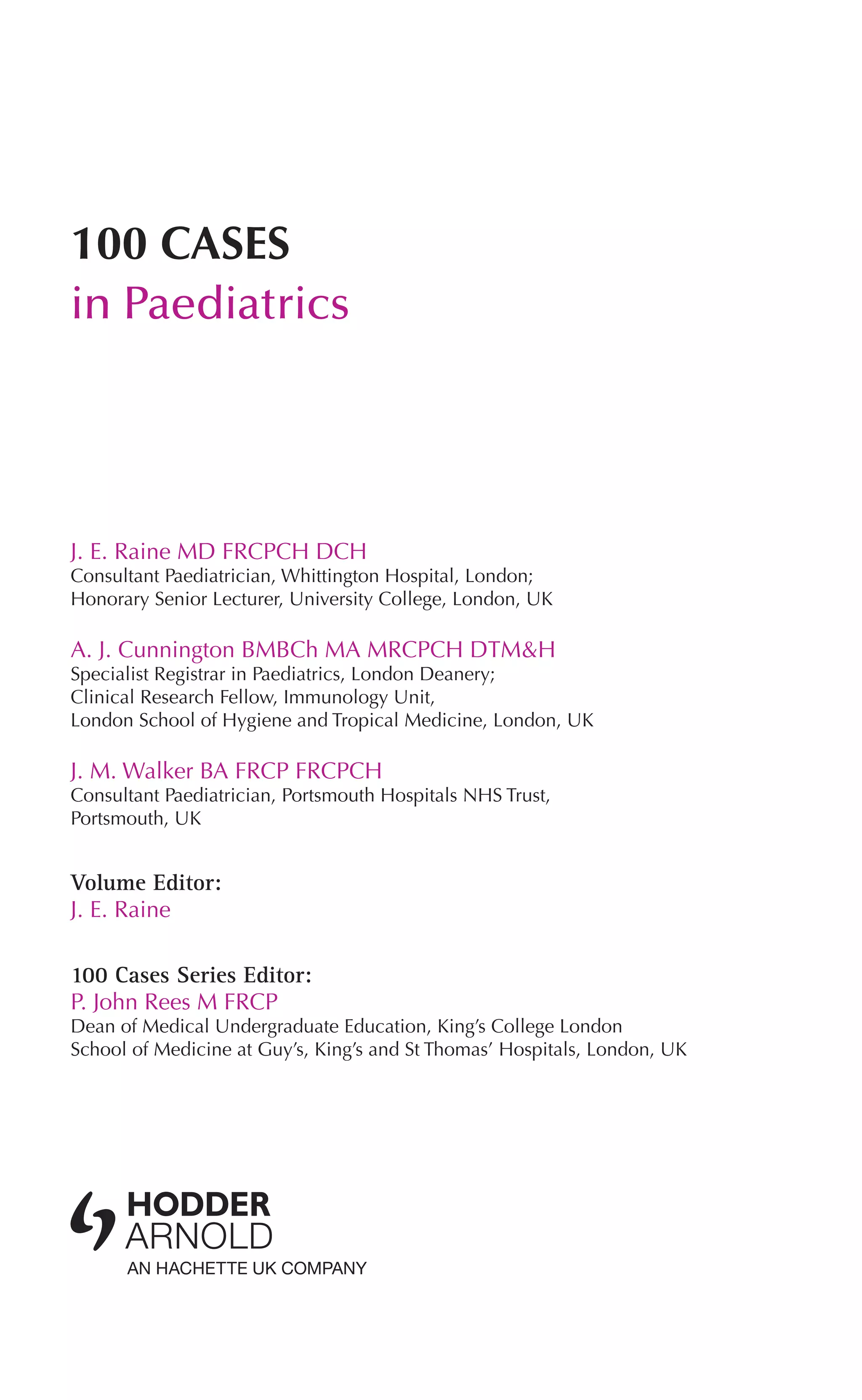 100 cases-in-paediatrics.....dr .Ahmed Abdallah | PDF