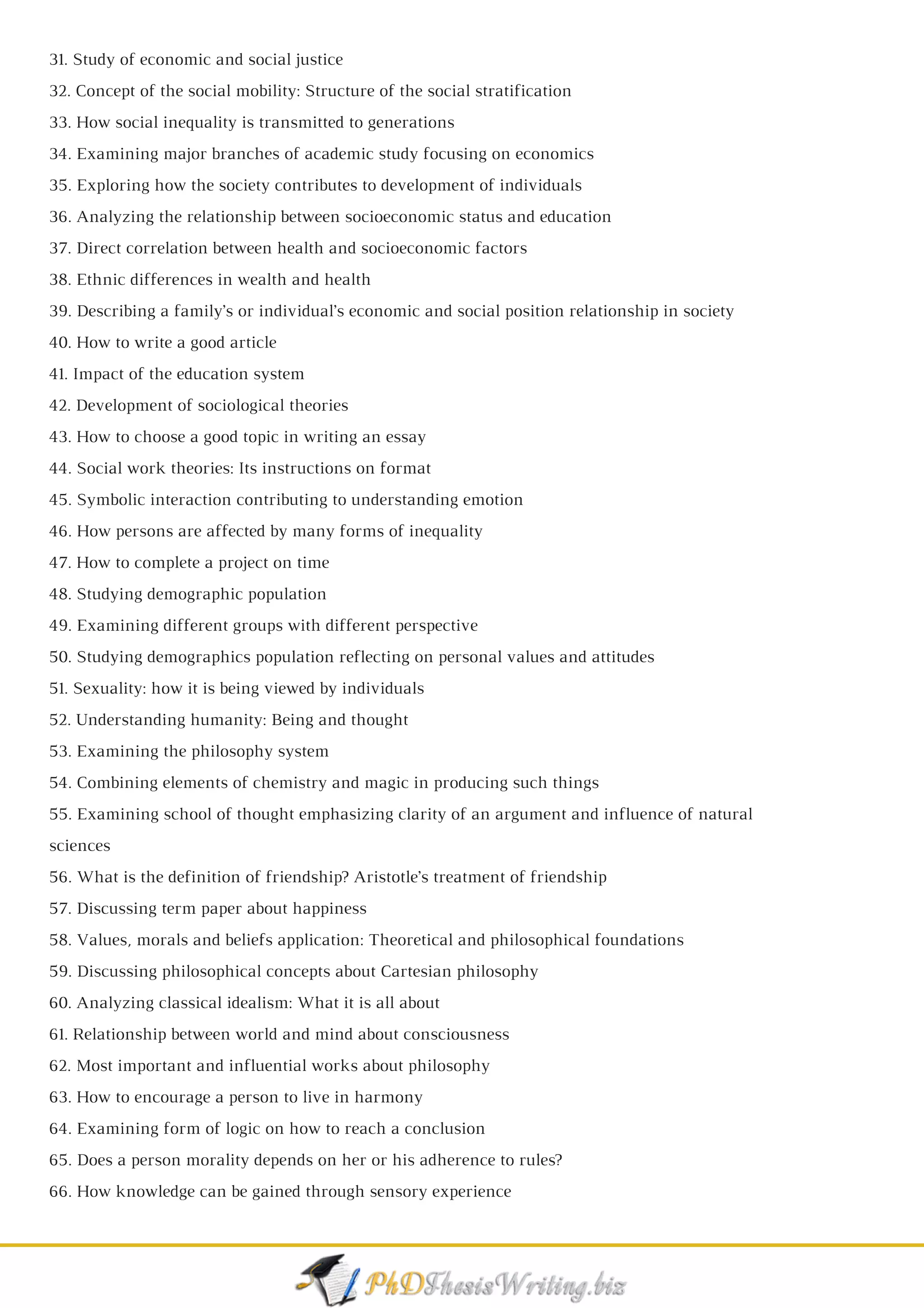 100 Concept Paper Ideas | PDF