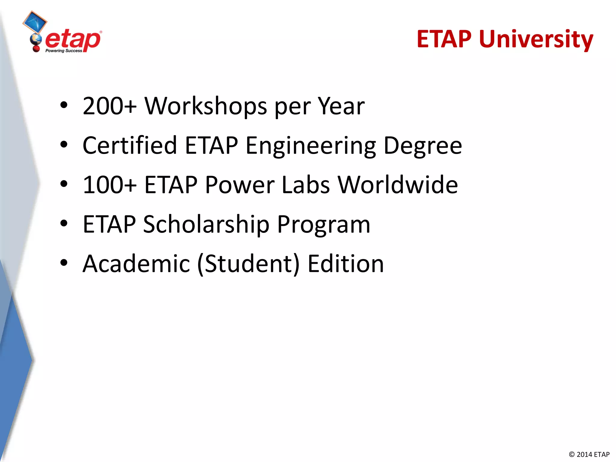 ETAP corporate overview | PDF