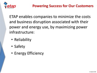 ETAP corporate overview | PDF