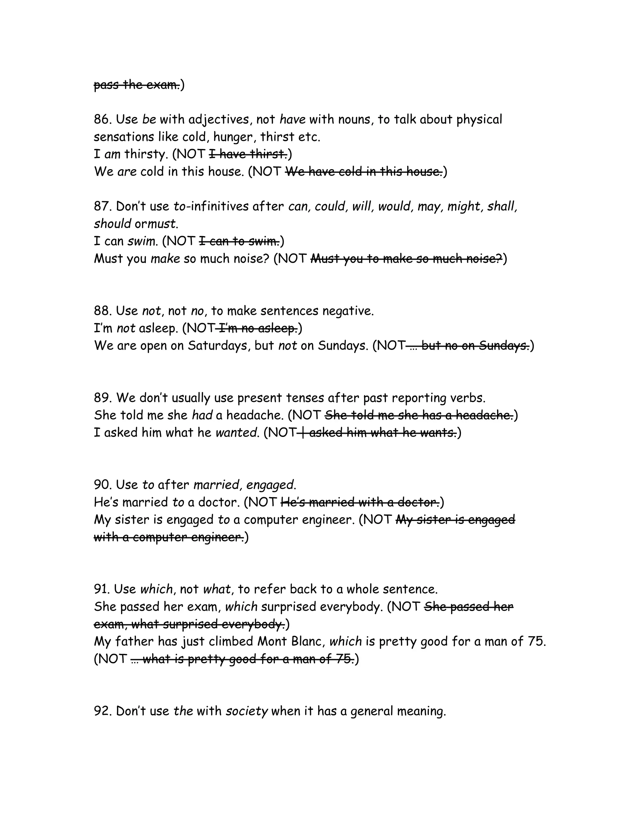 100 golden grammar rules | PDF