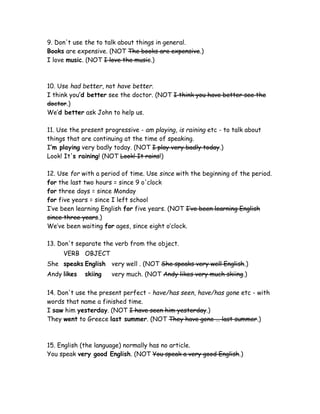 100 golden grammar rules | PDF