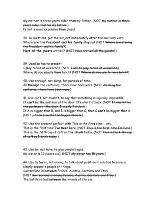 100 golden grammar rules | PDF