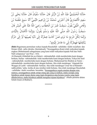 100 hadis-pengubatan-nabi-thibbun-nabawi | PDF