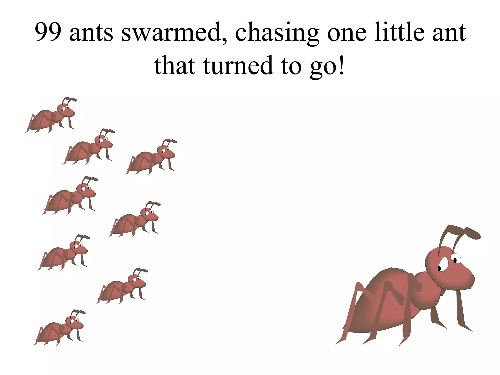 100 Hungry Ants | PPT