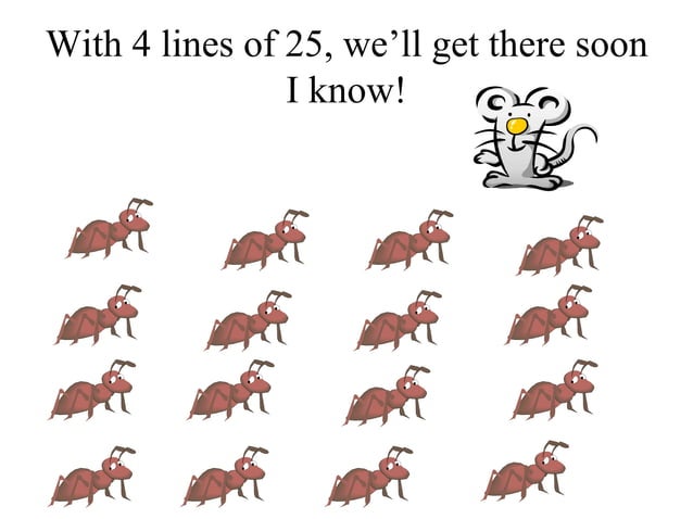 100 Hungry Ants | PPT