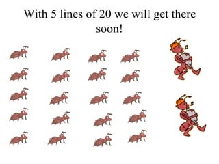 100 Hungry Ants | PPT