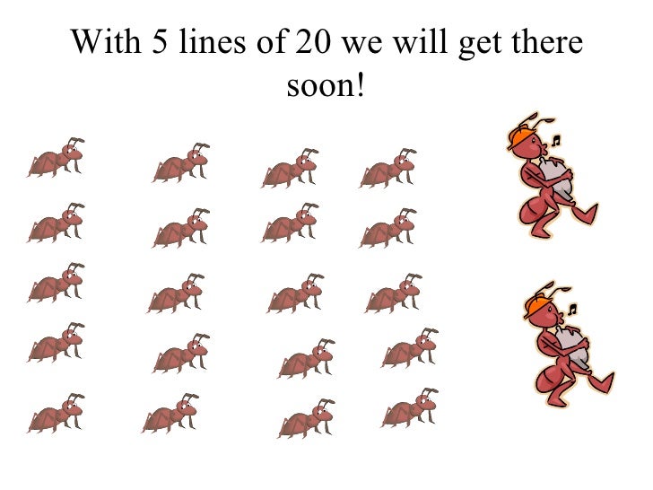 100 Hungry Ants