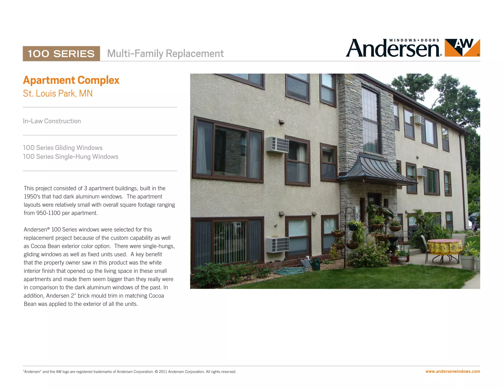 Andersen 100 Series Commercial Project Case Studies | PDF