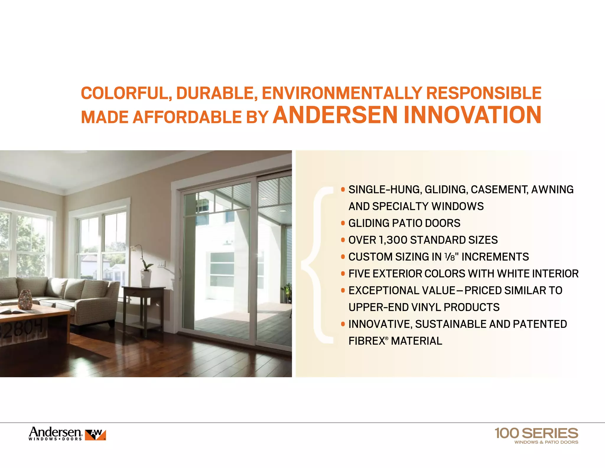 Andersen 100 Series Product Presentation | PDF