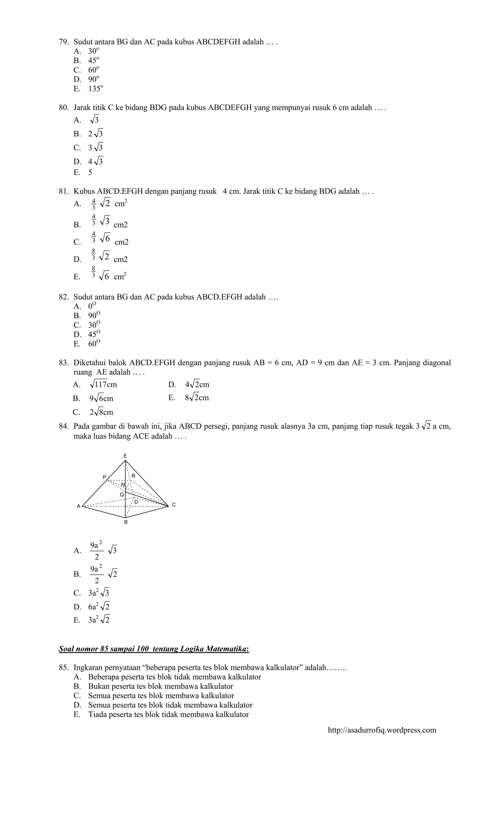 100 soal-matematika-sma-kls-x-smt-2 | PDF