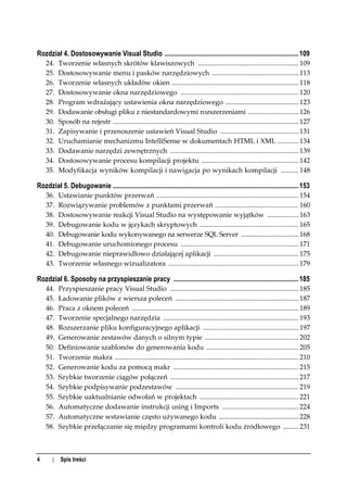 100 sposobów na Visual Studio | PDF