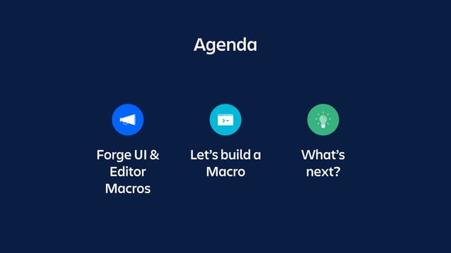 Let's Build an Editor Macro with Forge UI | PPT