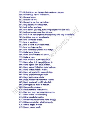 1000 english-proverbs | PDF
