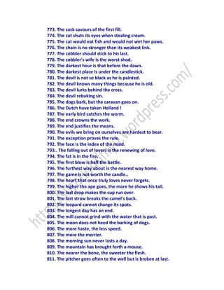 1000 english-proverbs | PDF