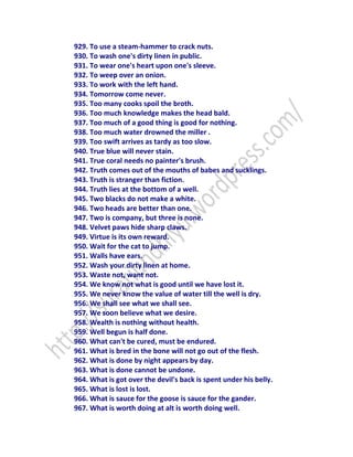 1000 english-proverbs | PDF