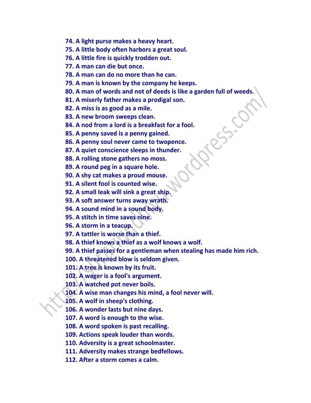 1000 english-proverbs | PDF
