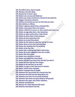 1000 english-proverbs | PDF