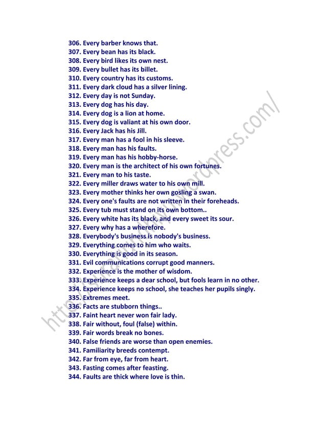 1000 english-proverbs | PDF
