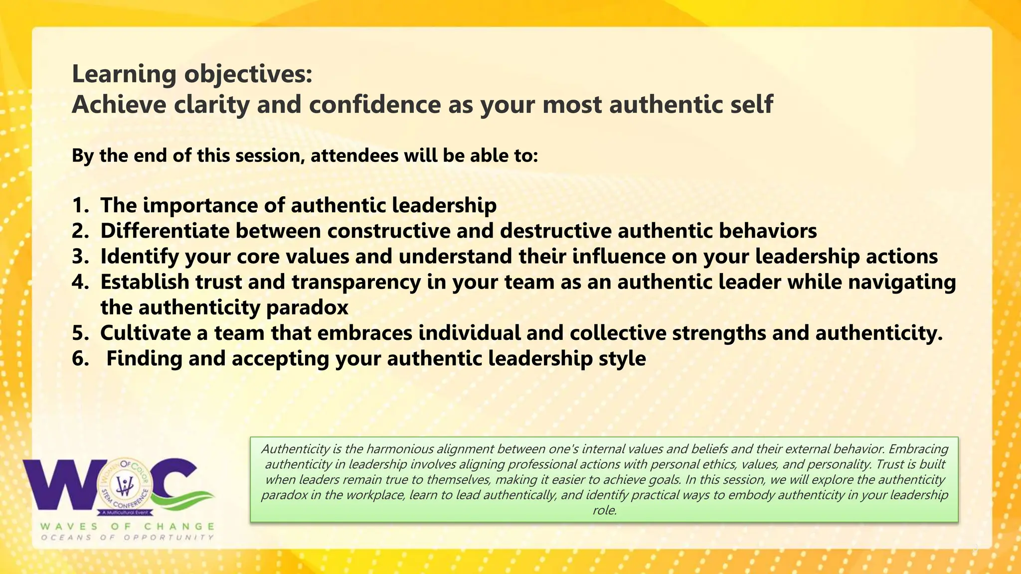 Authenticity: Embracing Your True Self as a Leader | PPTX