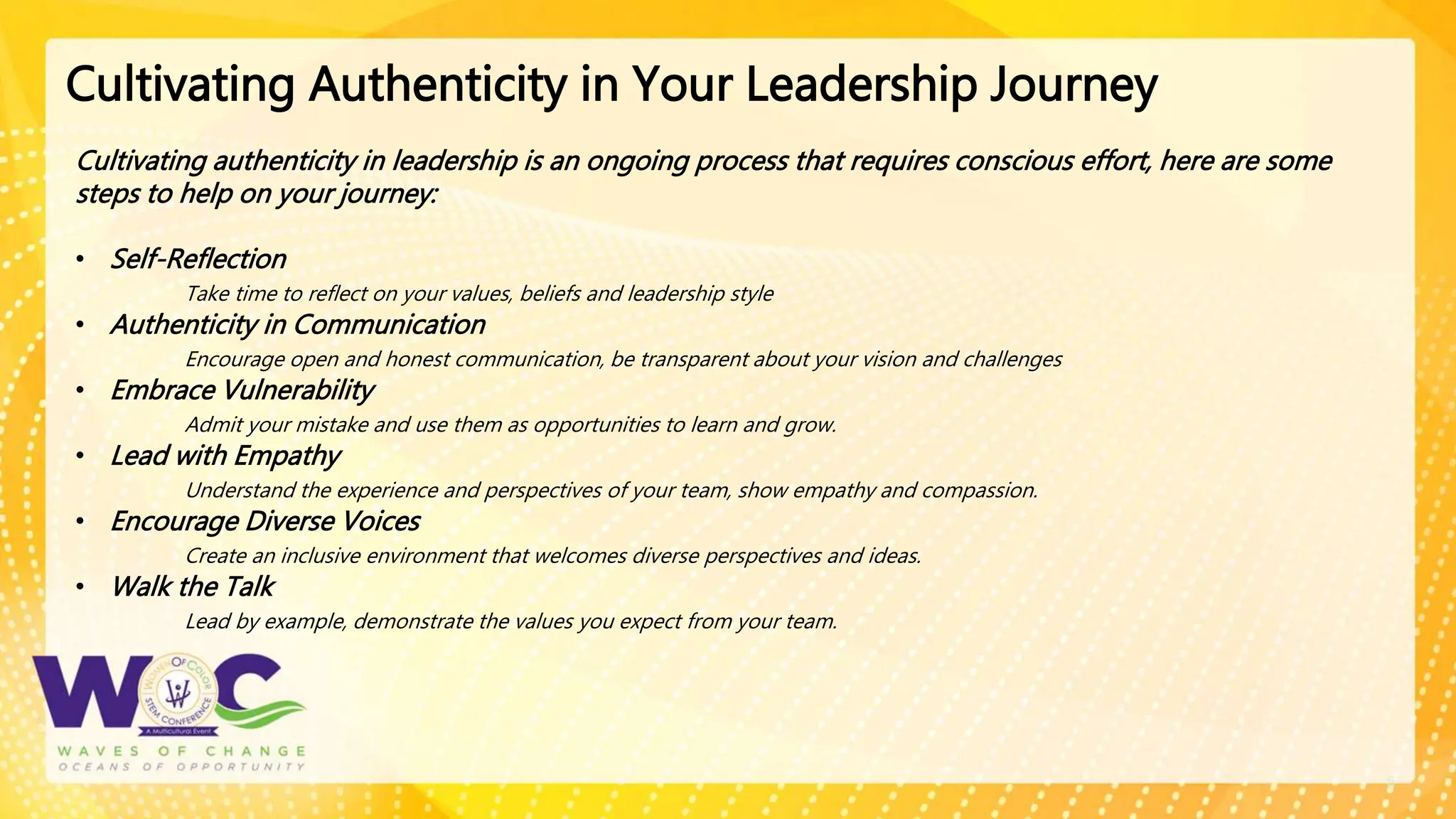 Authenticity: Embracing Your True Self as a Leader | PPTX
