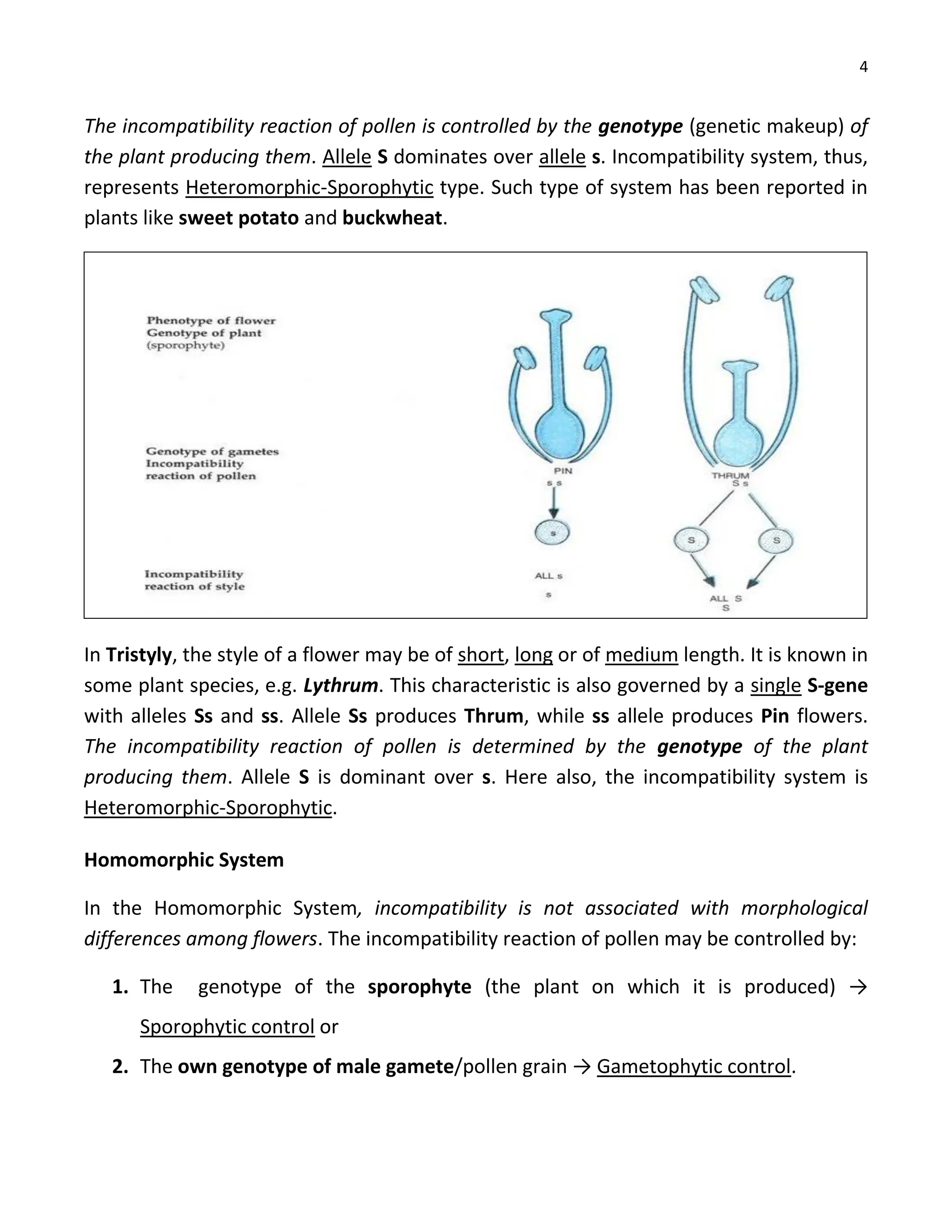 Sexual Incompatibility and its types: MSC BOTANY | PDF