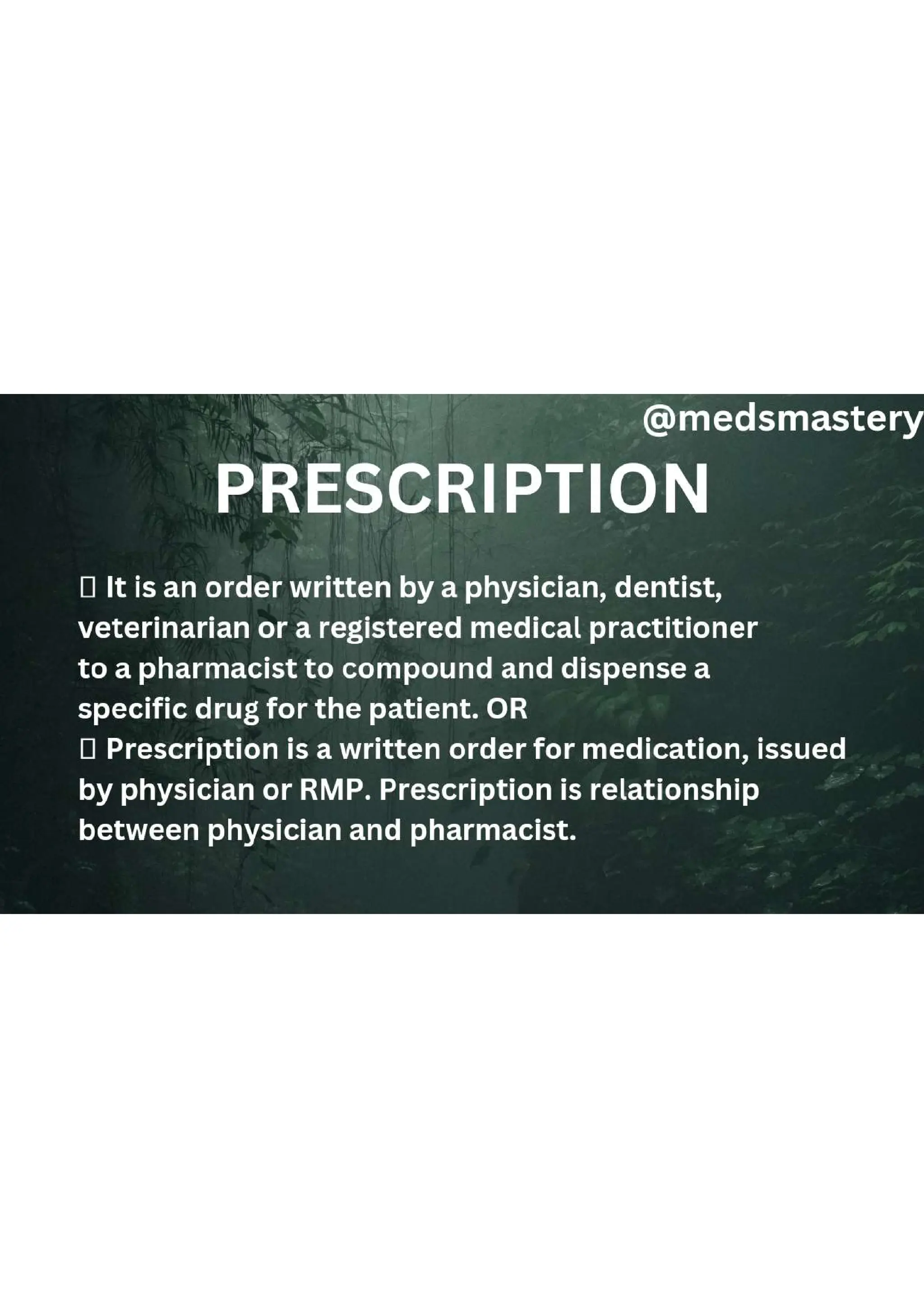 Prescription all details notes.Understanding Prescription Guidelines ...