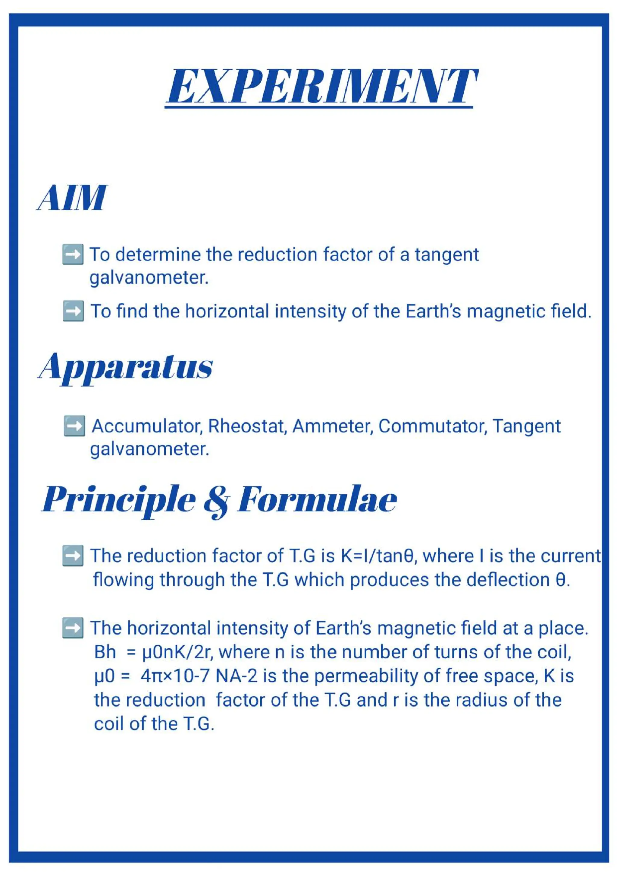 To study Earth’s magnetic field using a compass, natal bar magnet wire ... To study Earth’s magnetic field using a compass, natal bar magnet wire ...