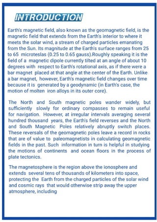 To study Earth’s magnetic field using a compass, natal bar magnet wire ...
