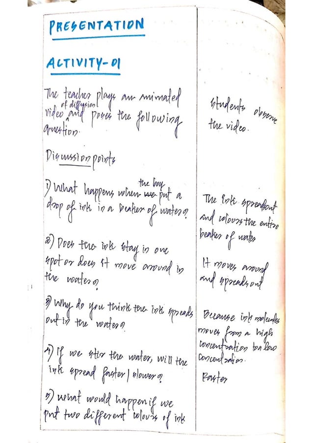 Lesson plans for the BEd project " effectiveness of animations in ...