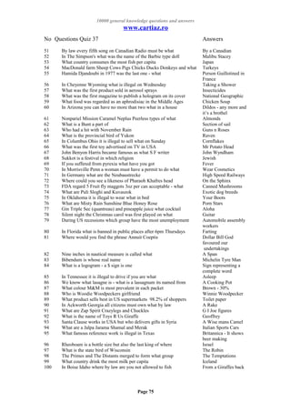 10000 general knowledge questions and answers | PDF