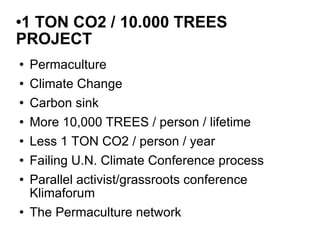 10 000 Trees | PPT | Environment | Science