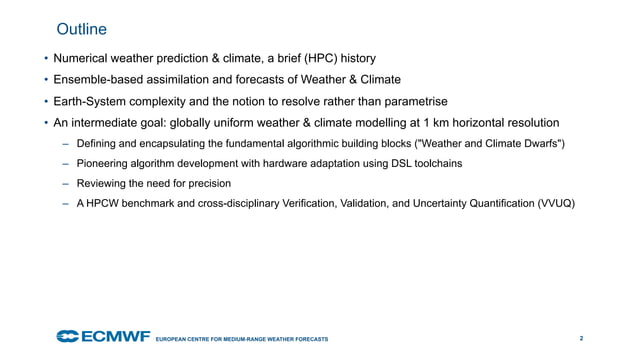 From Weather Dwarfs to Kilometre-Scale Earth System Simulations | PPT