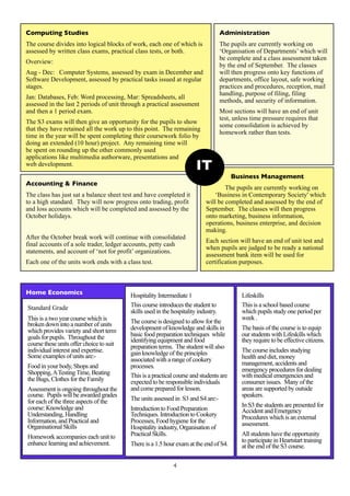 S3 Curricular bulletin Oct10 | PDF | Drawing and Sketching | Arts and Crafts