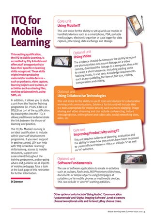 Mobile learning news - Summer 2010 | PDF