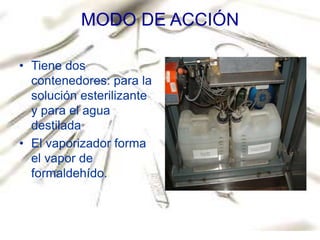 Esterilización Con Gas De Formaldehido Indicación Cicat Salud Pptx