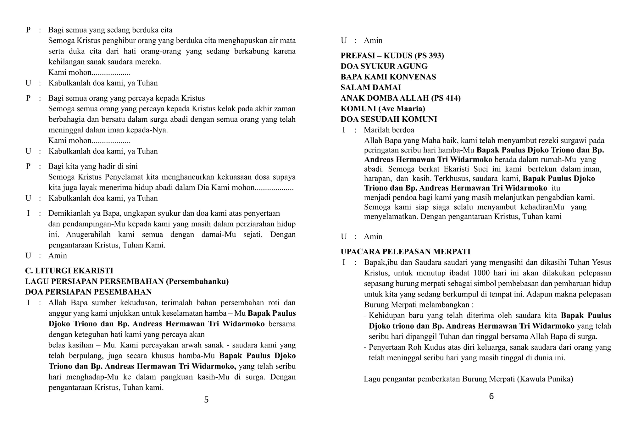 BUKU PERINGATAN SERIBU HARI KATOLIK 1000 HARI Revisi+Lagu Rr CETAK.pdf